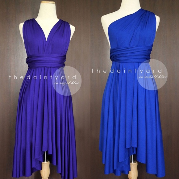 Boutique | Dresses | Versatile Infinity Royal Blue Dress Mix The Look ...